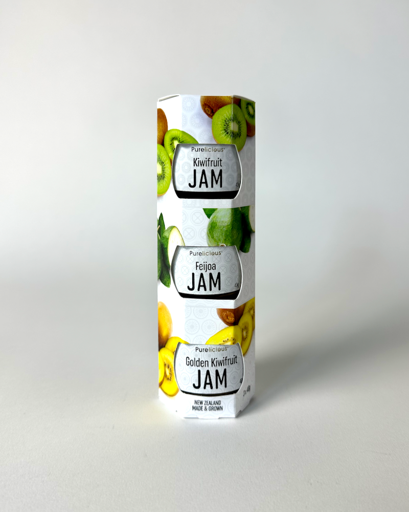 Jam Stack - 3 Pack Kiwifruit, Feijoa and Golden Kiwifruit – The Fantail House