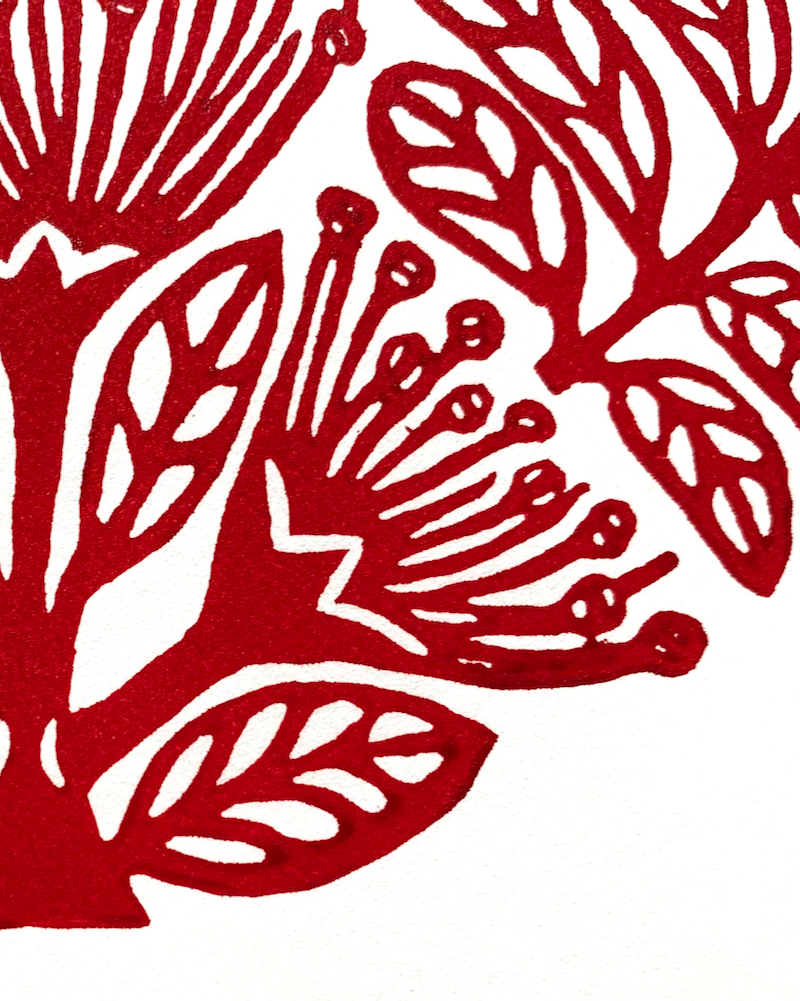 Linocut Print - Freedom Fantail – The Fantail House