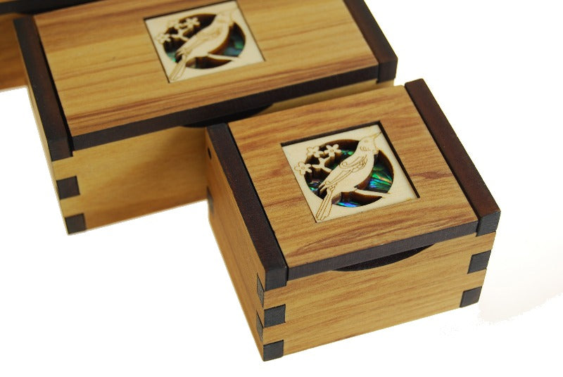 Wooden Box-Rimu-Tui – The Fantail House
